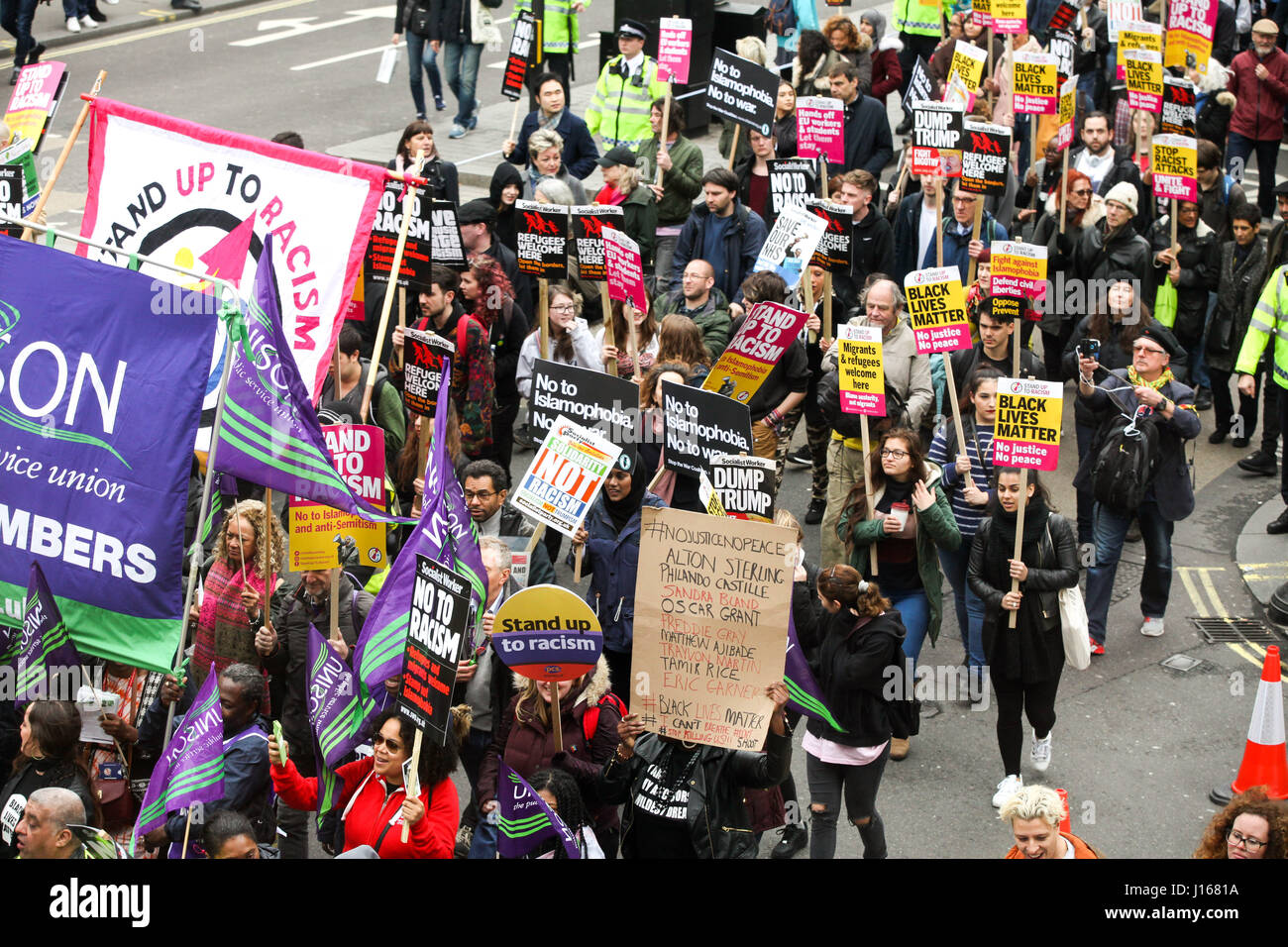 March Against Racism 18, UN Anti-Racism Day Featuring: Atmosphere Where ...