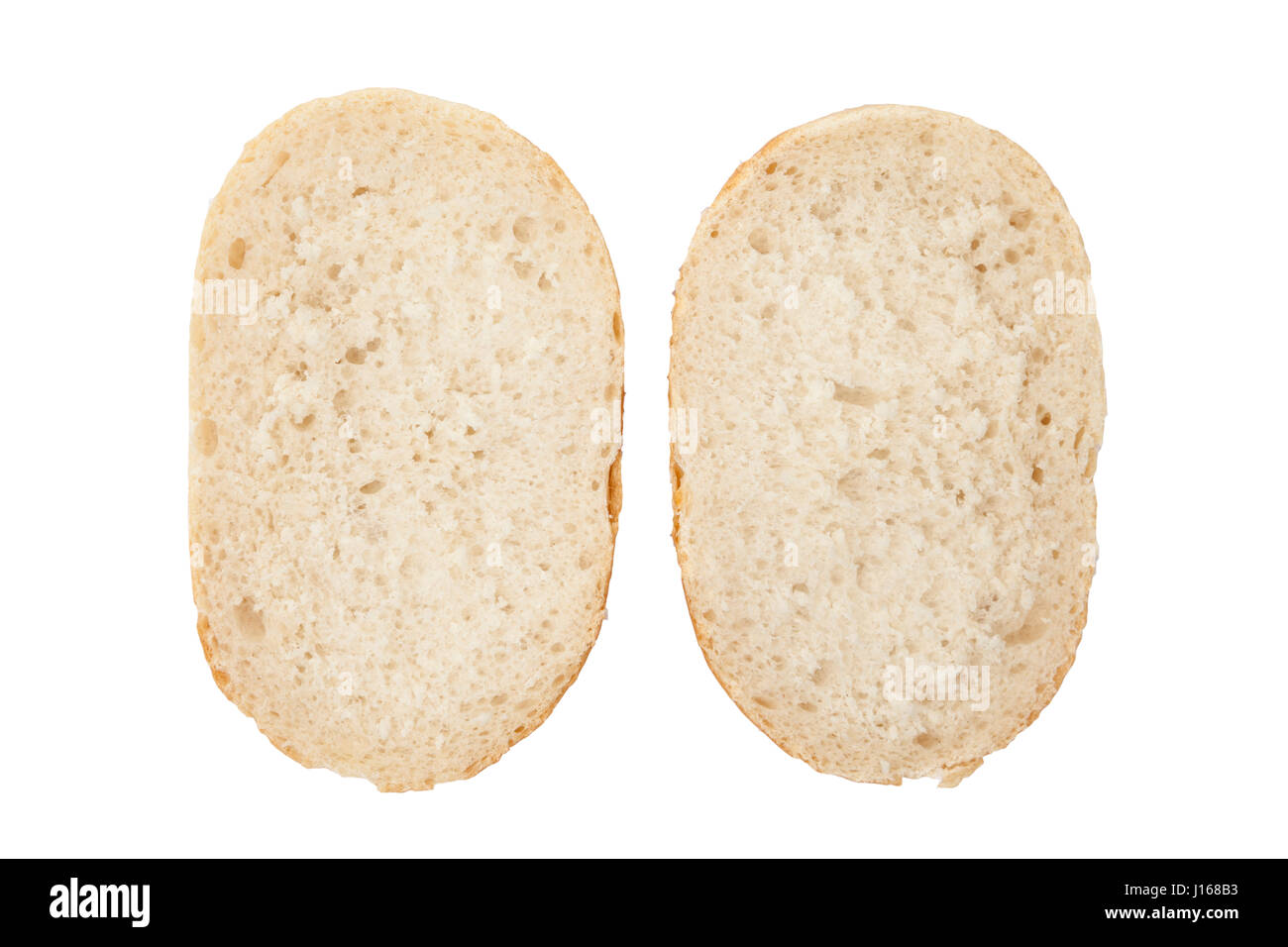 Halved bread roll hi-res stock photography and images - Alamy