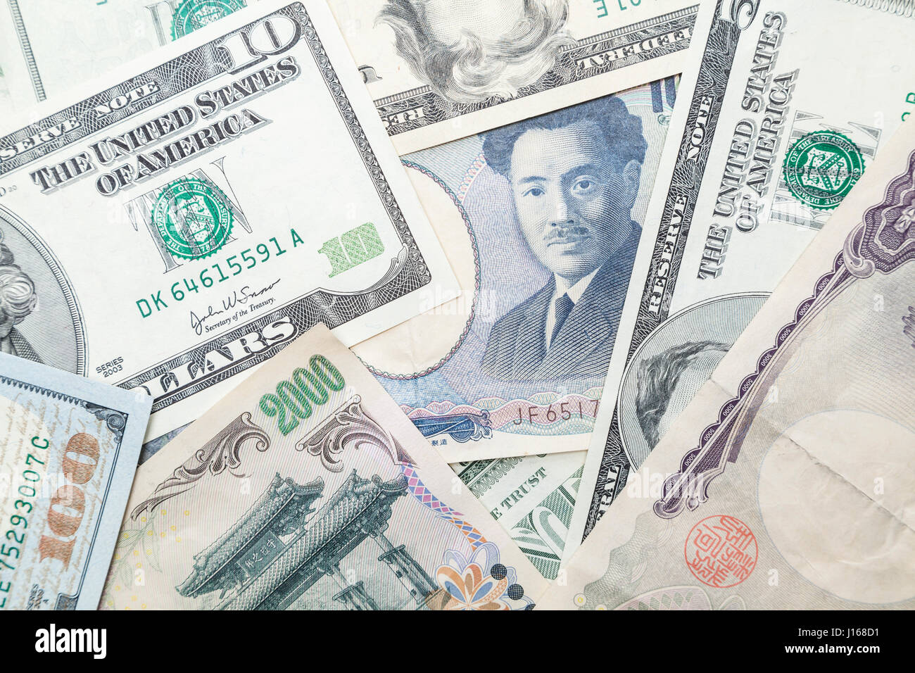 Japanese dollar notes hi-res stock photography and images - Alamy