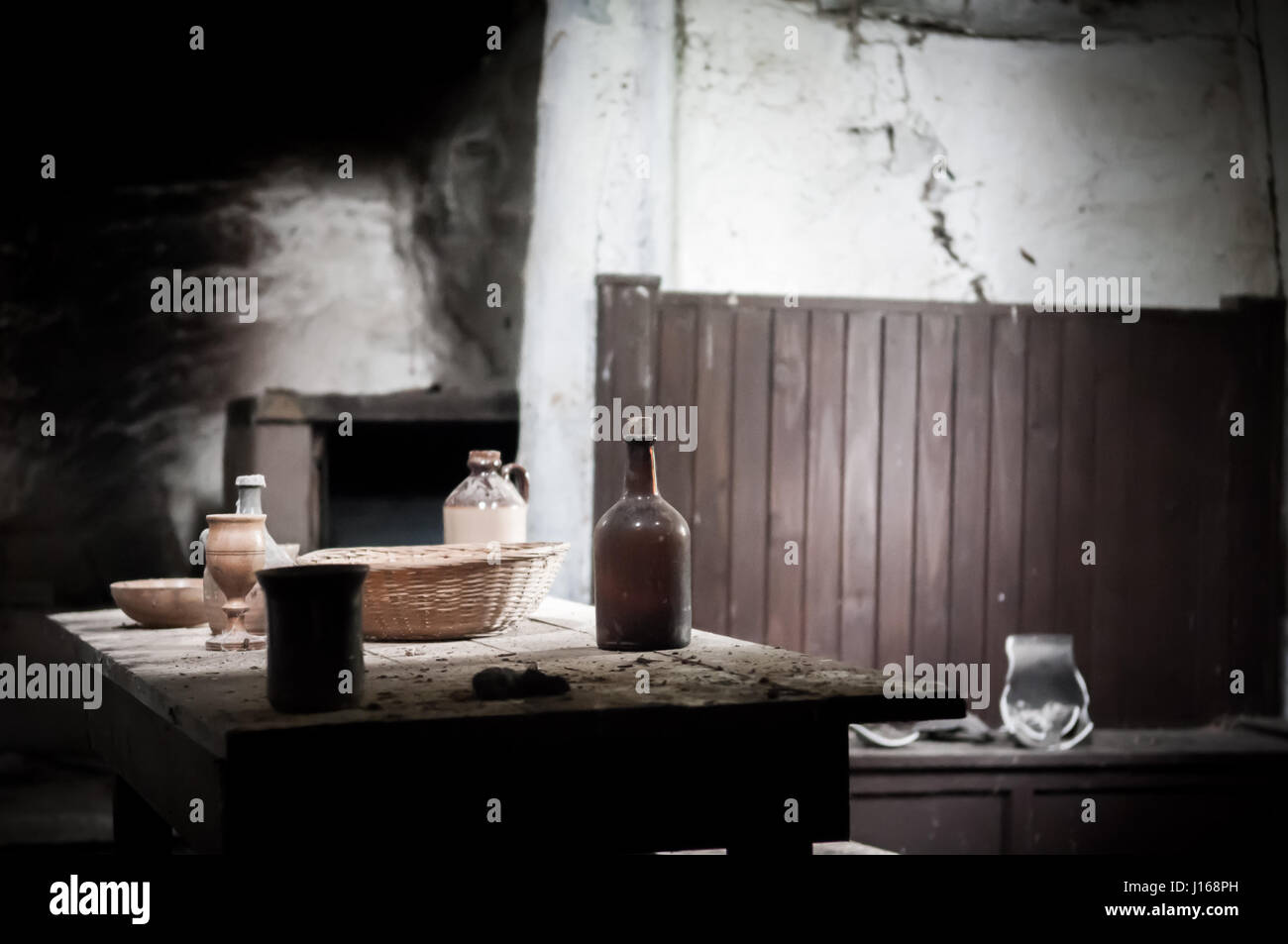 derelict interior of an abandoned house Stock Photo - Alamy