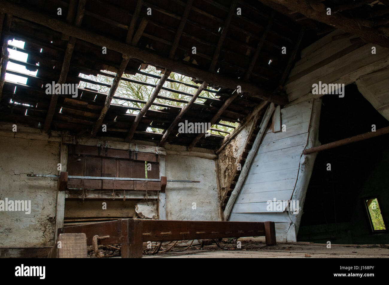 derelict interior of an abandoned house Stock Photo - Alamy