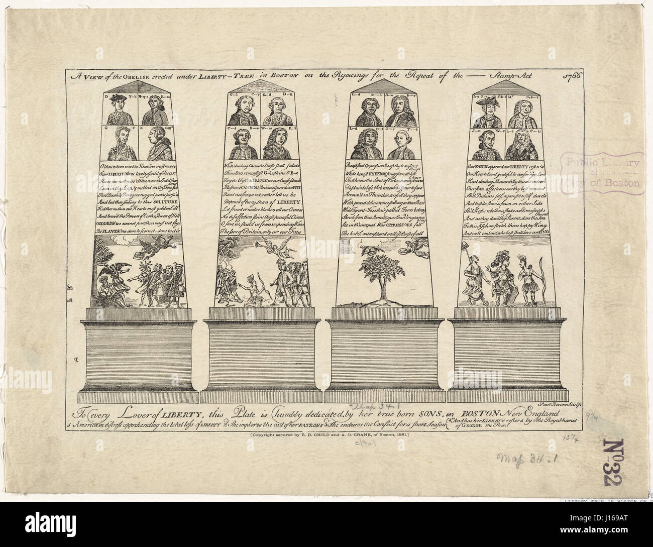 Liberty tree boston hi-res stock photography and images - Alamy