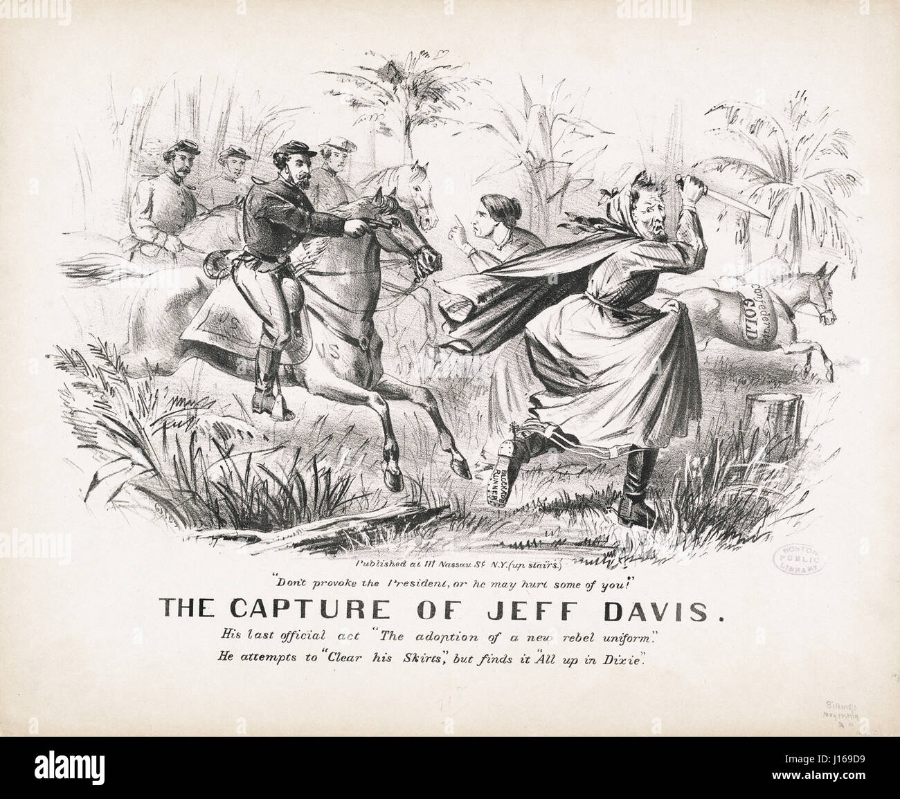 The capture of Jeff Davis Stock Photo - Alamy