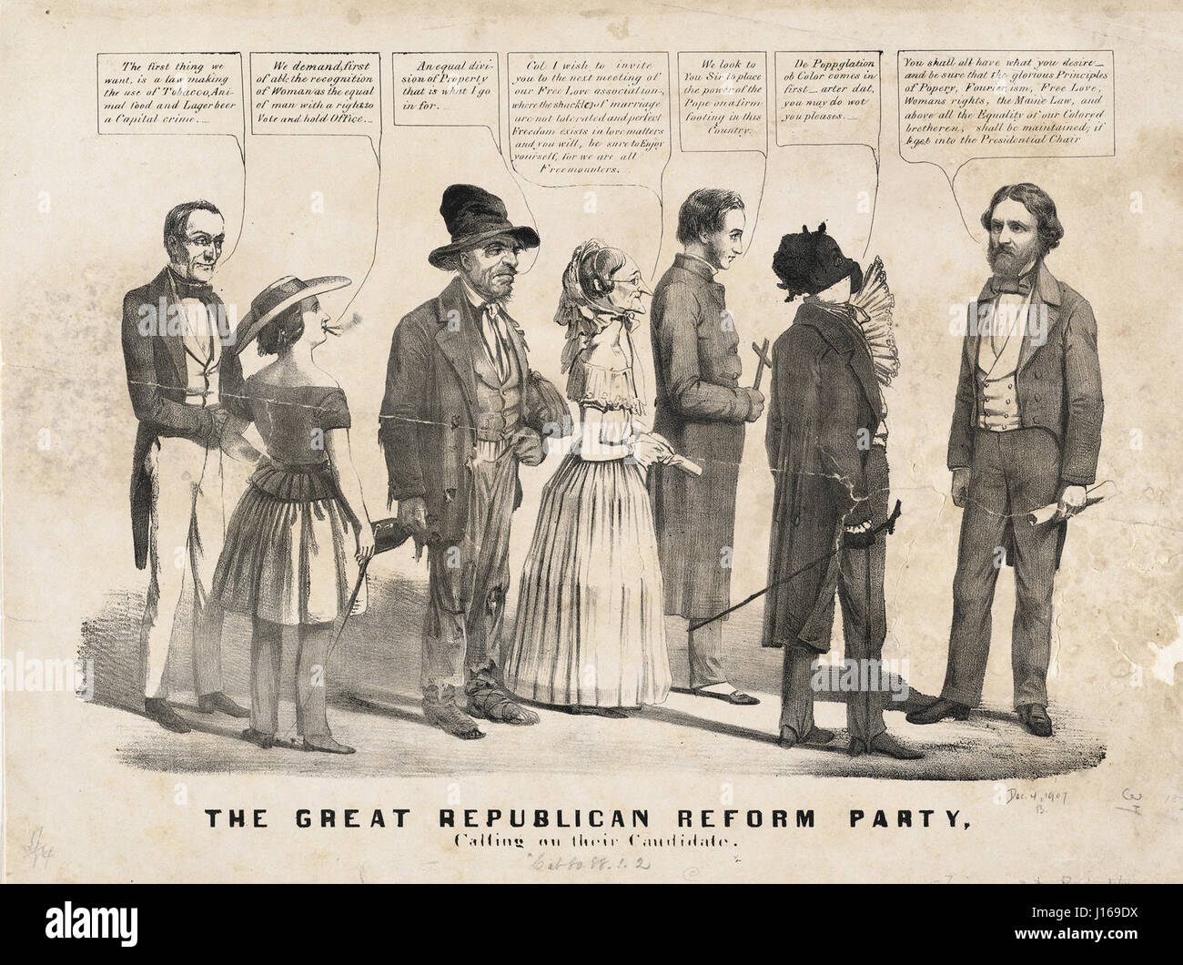 The great Republican reform party Stock Photo - Alamy