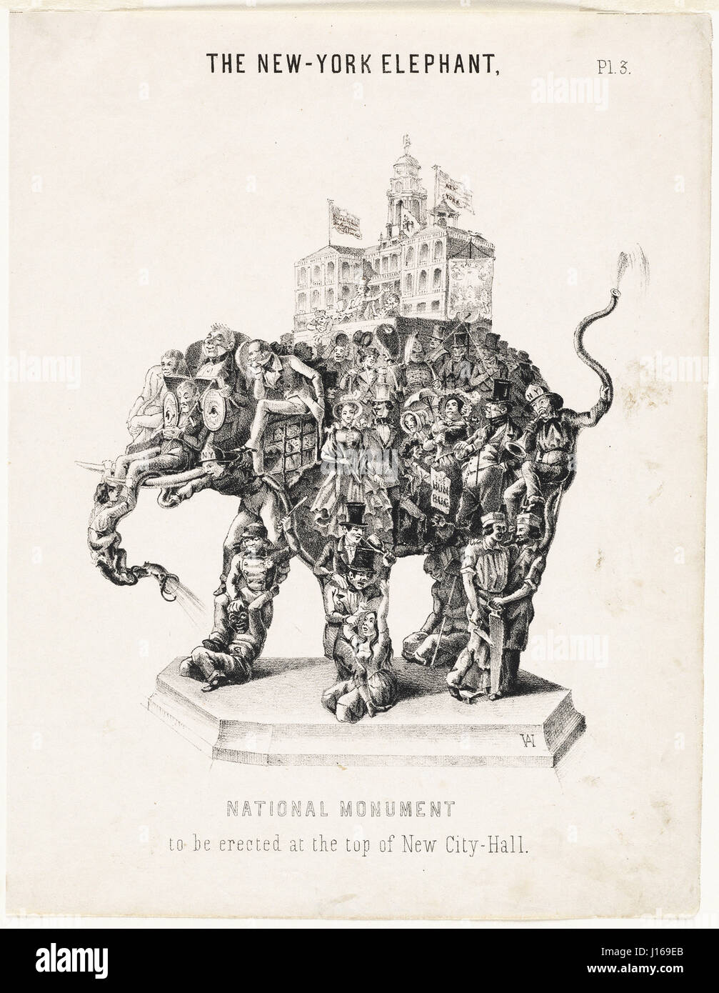 Vintage elephant drawing hi-res stock photography and images - Alamy