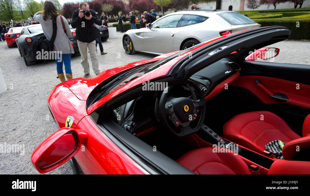 Meeting of Ferrari cars, 70th anniversary Stock Photo - Alamy