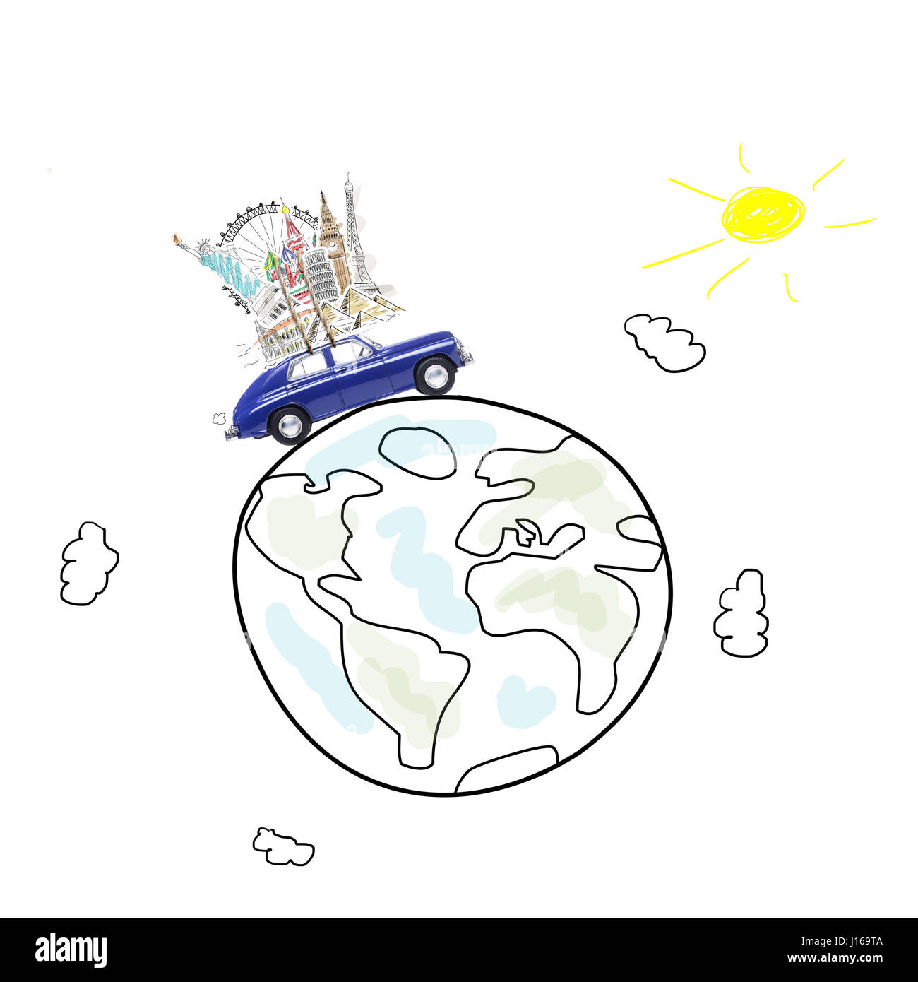 City tour horizontal Cut Out Stock Images & Pictures - Alamy