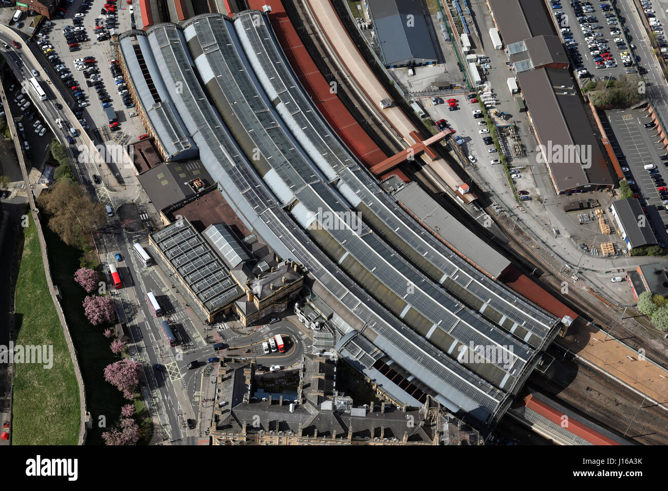 Aerial View From The Air City Of York Stock Photos & Aerial View From ...