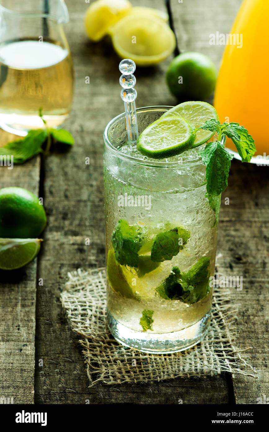 Limon mocktail hi-res stock photography and images - Alamy
