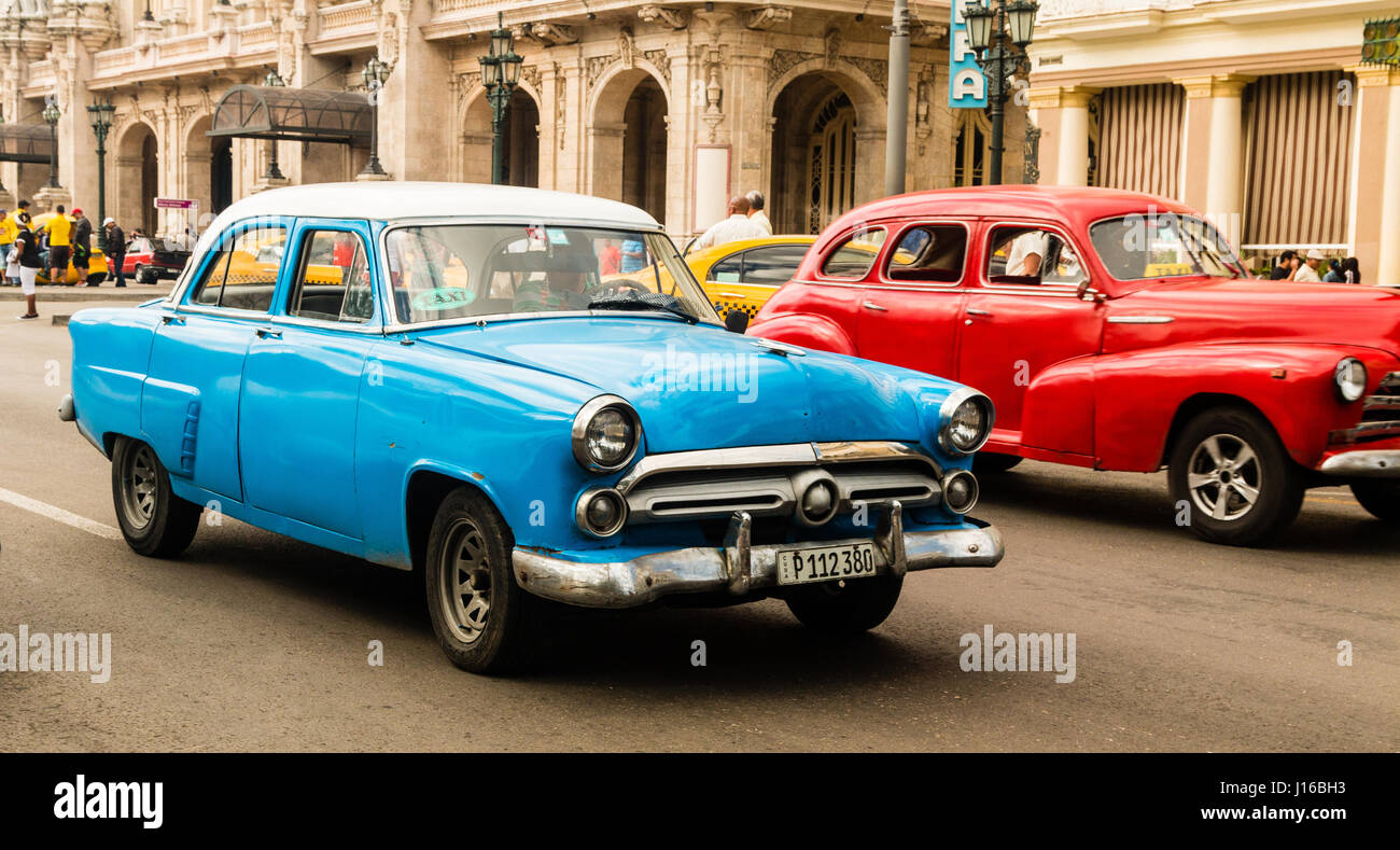 Old 1950s American classic car, Havana, Cuba Stock Photo - Alamy
