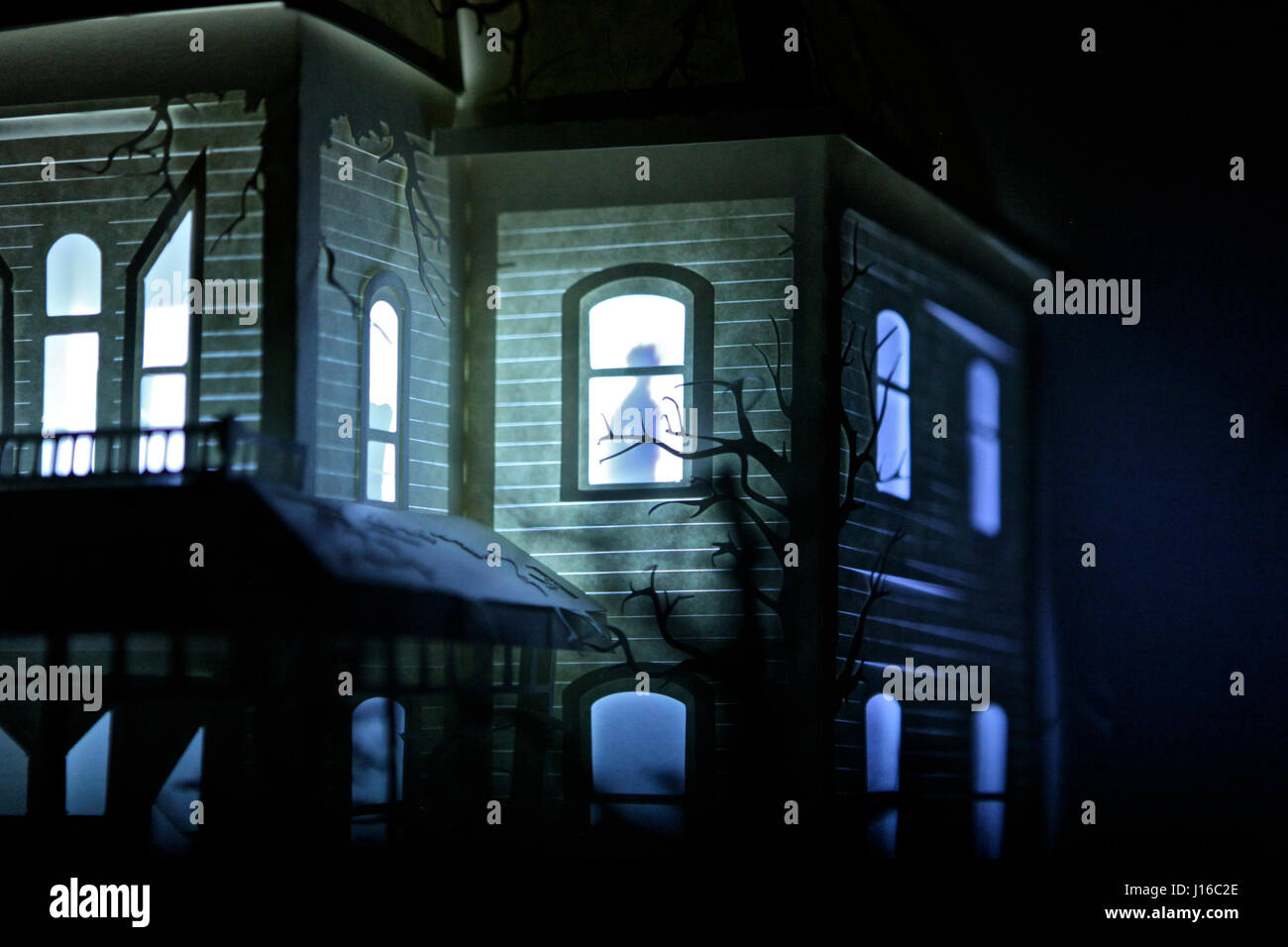 BRISTOL, UK: The shower scene from Psycho, the Homage to Hitchcock ...