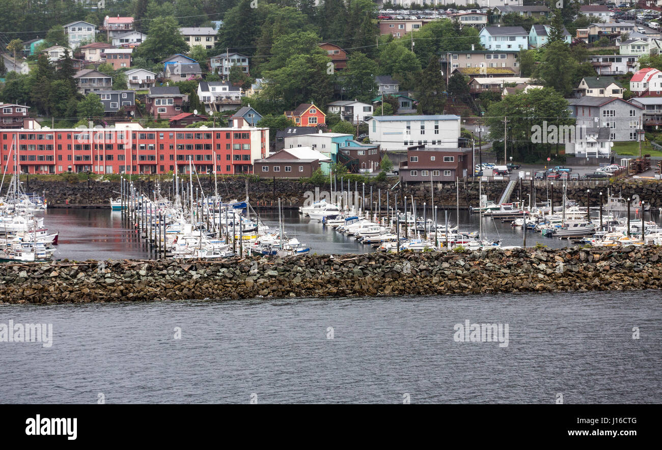 Colorful Buildings in Ketchikan Alaska Stock Photo - Alamy