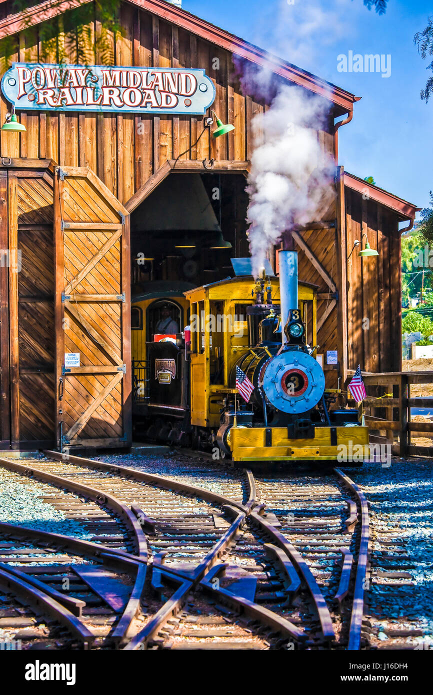 Poway Midland Railroad Stock Photo - Alamy
