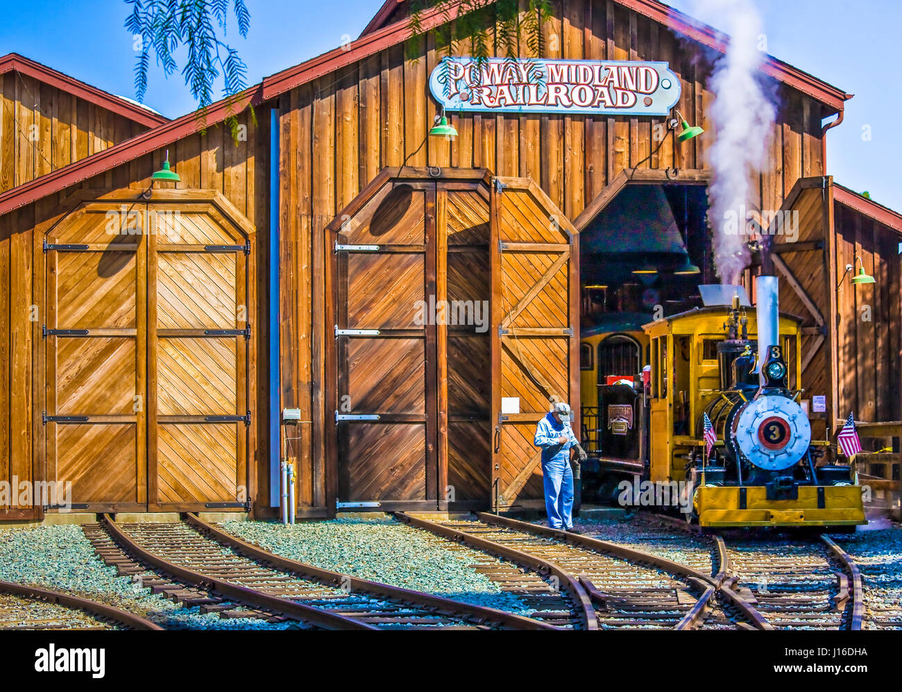 Poway Midland Railroad Stock Photo - Alamy