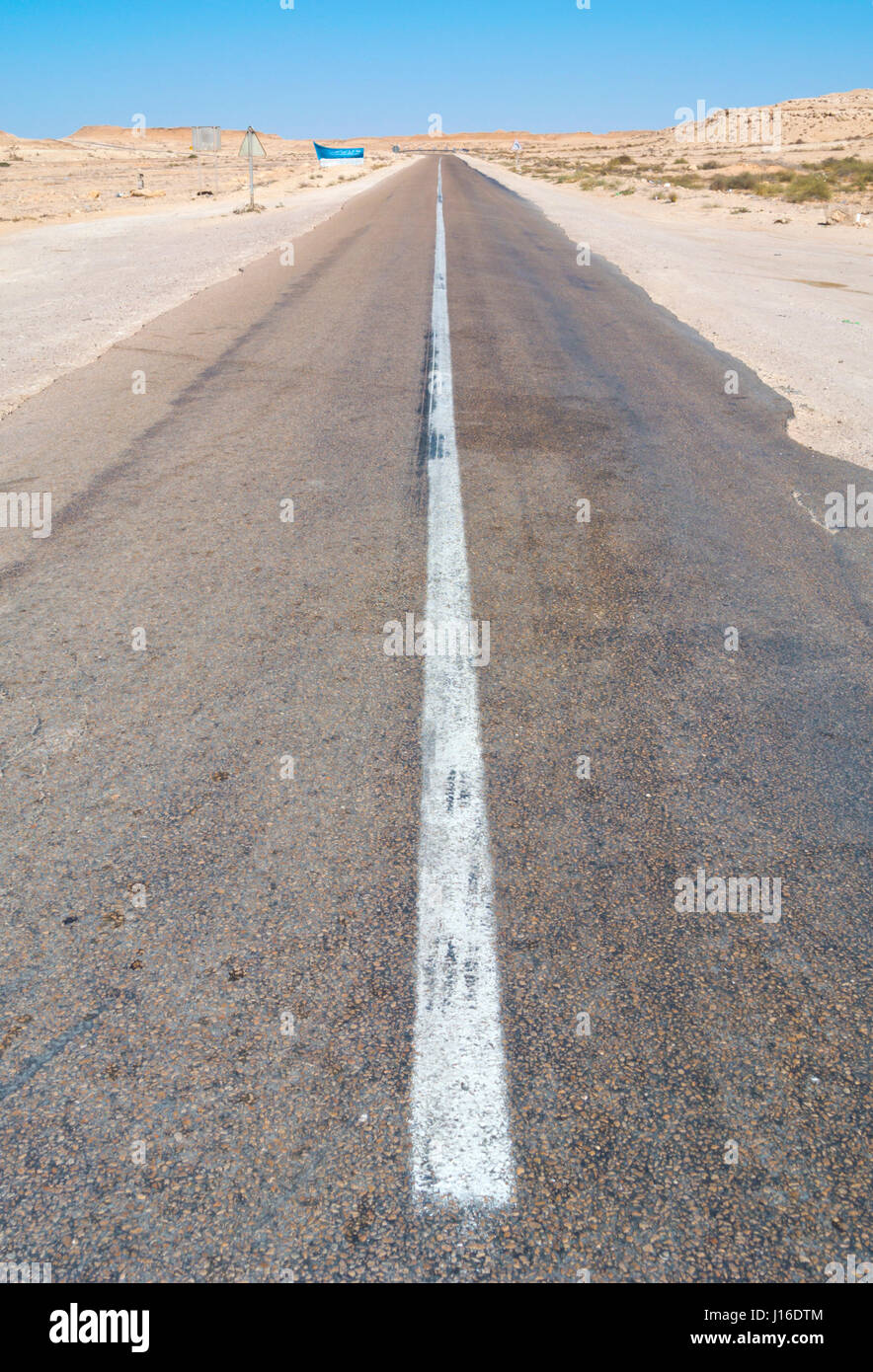 N1 road, between Boujdour and Dakhla, Western Sahara, administered by ...