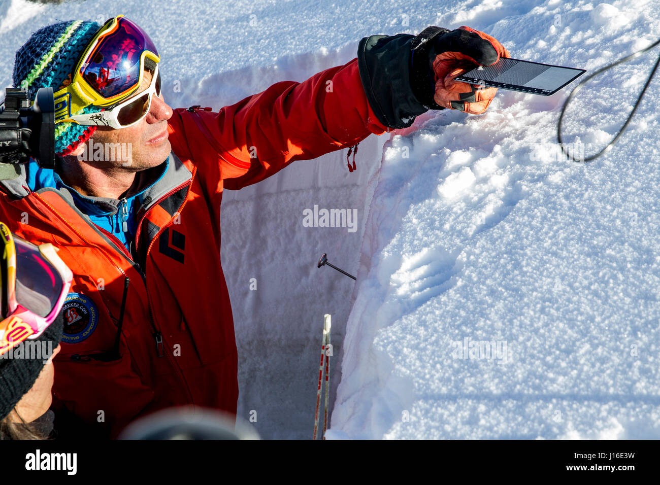 Measuring snow hi-res stock photography and images - Alamy