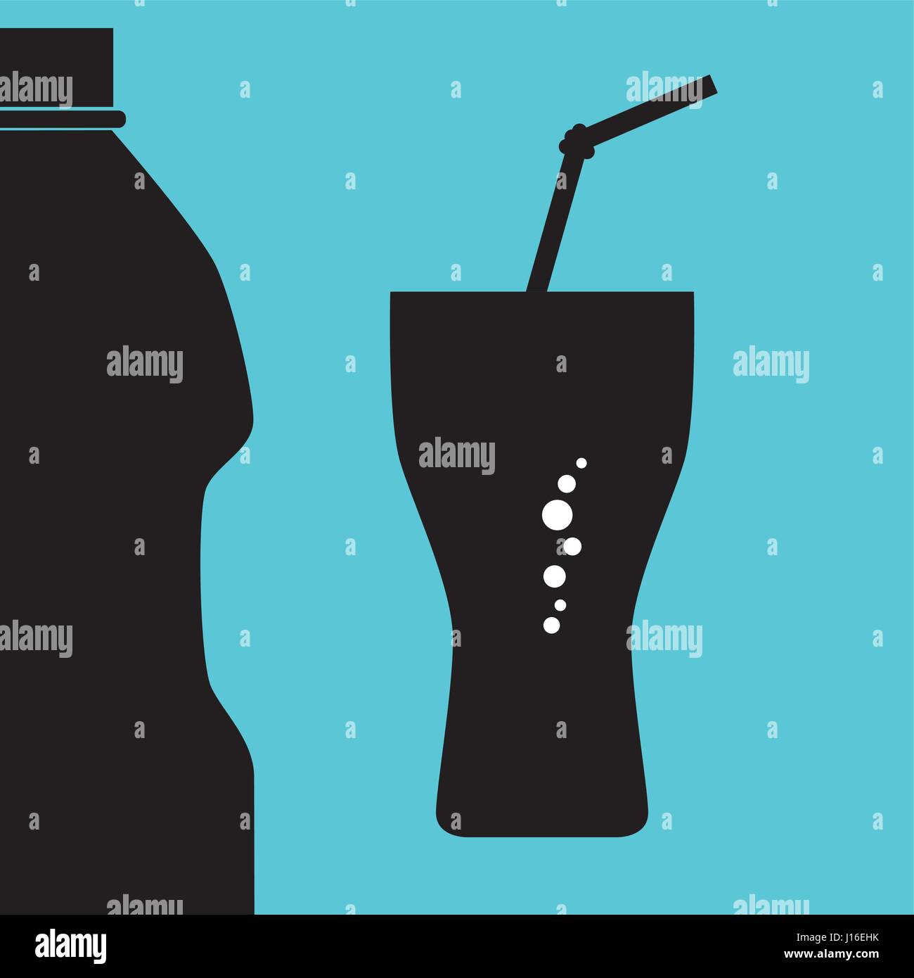 Soda concept with icon design, vector illustration 10 eps graphic Stock ...