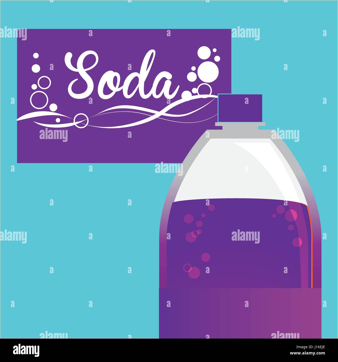 Soda concept with icon design, vector illustration 10 eps graphic Stock ...