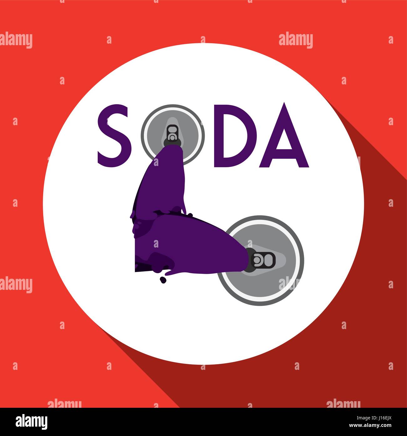 Soda concept with icon design, vector illustration 10 eps graphic Stock ...