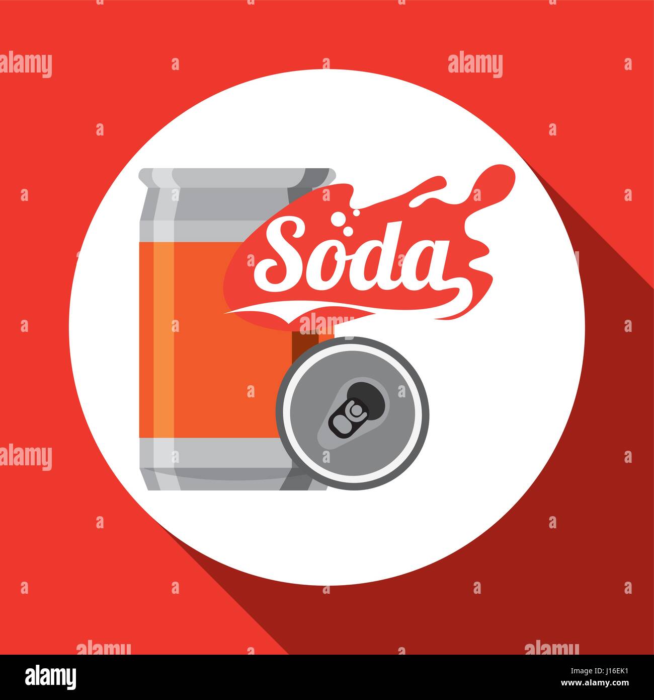 Soda concept with icon design, vector illustration 10 eps graphic Stock ...
