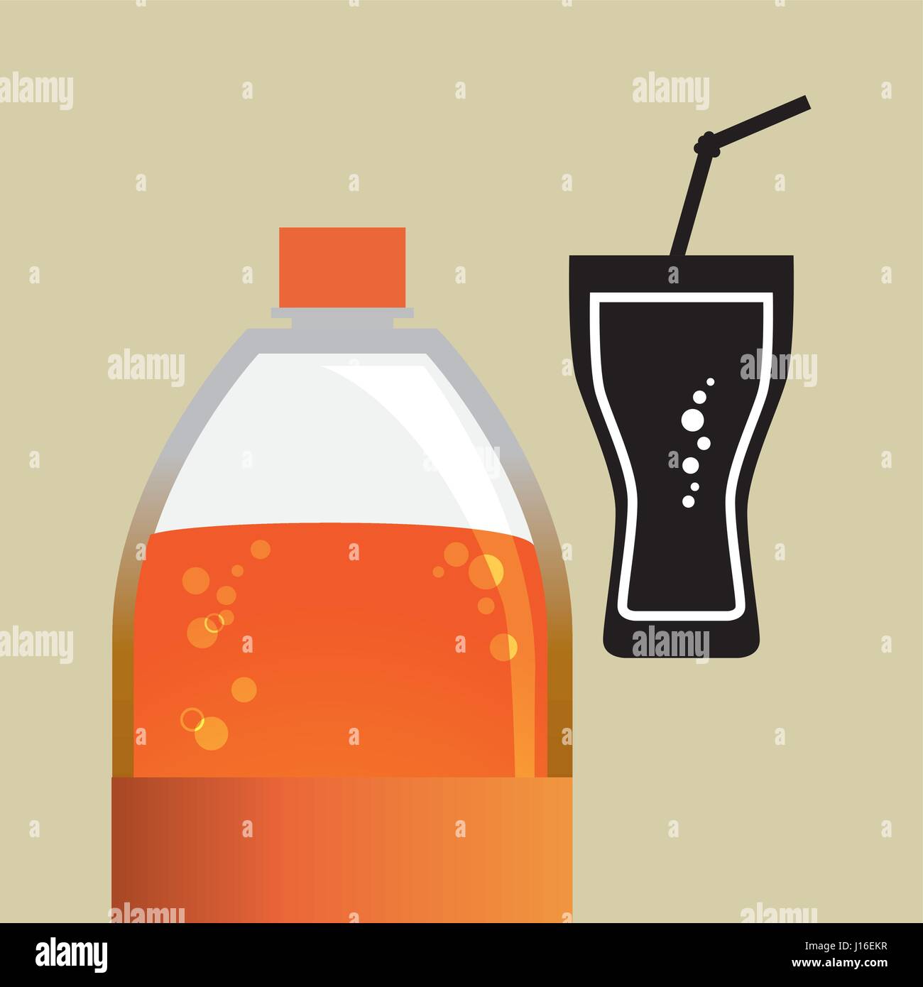 Soda concept with icon design, vector illustration 10 eps graphic Stock ...