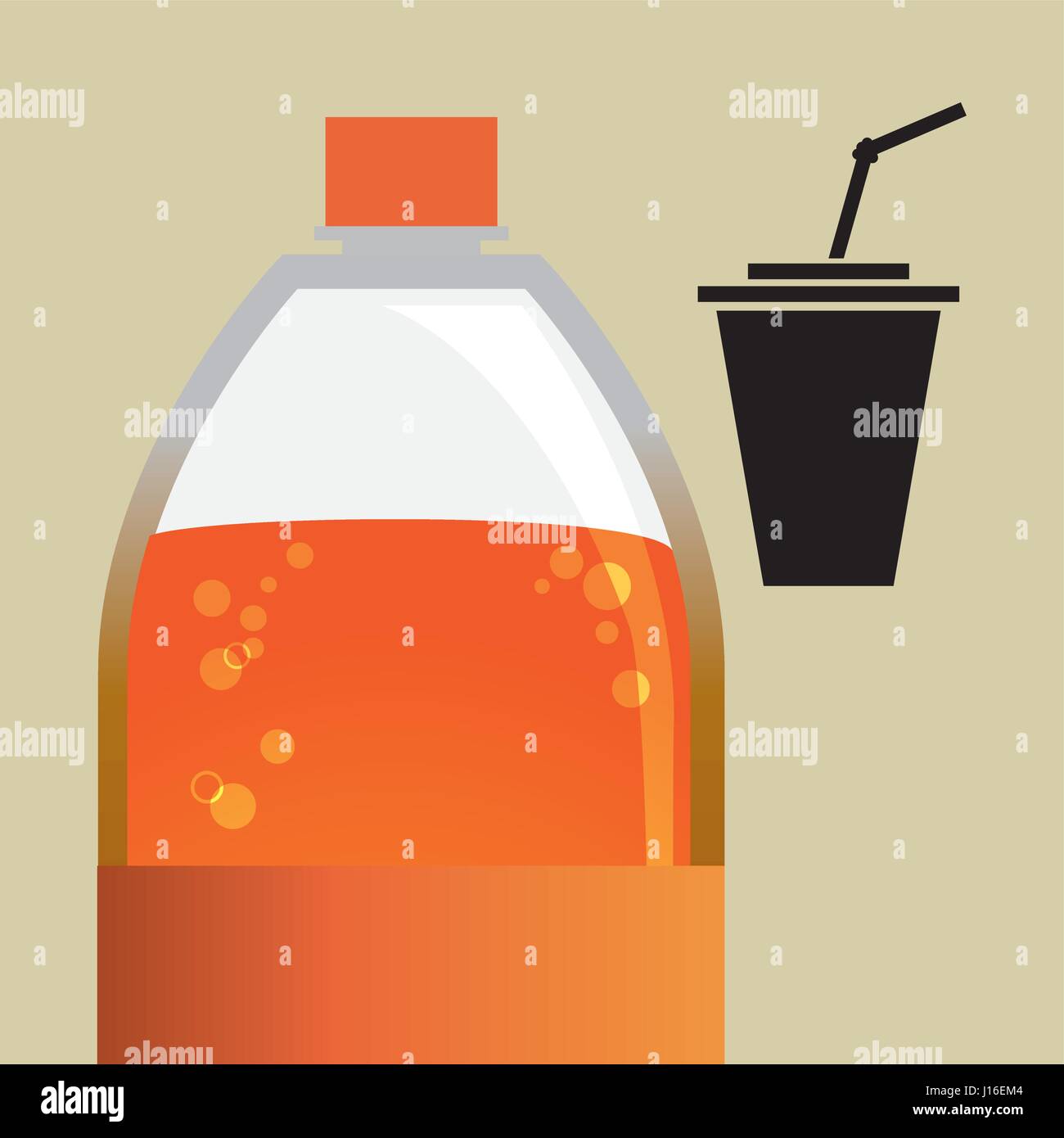 Soda concept with icon design, vector illustration 10 eps graphic Stock ...