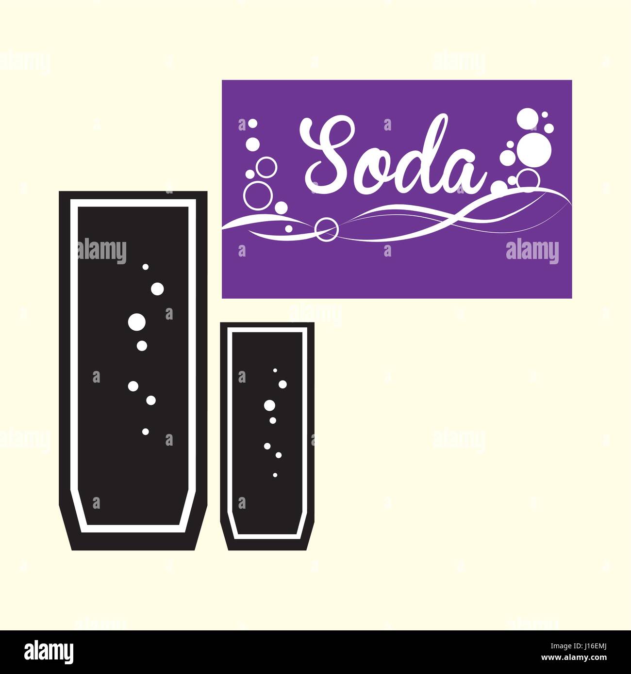 Soda concept with icon design, vector illustration 10 eps graphic Stock ...