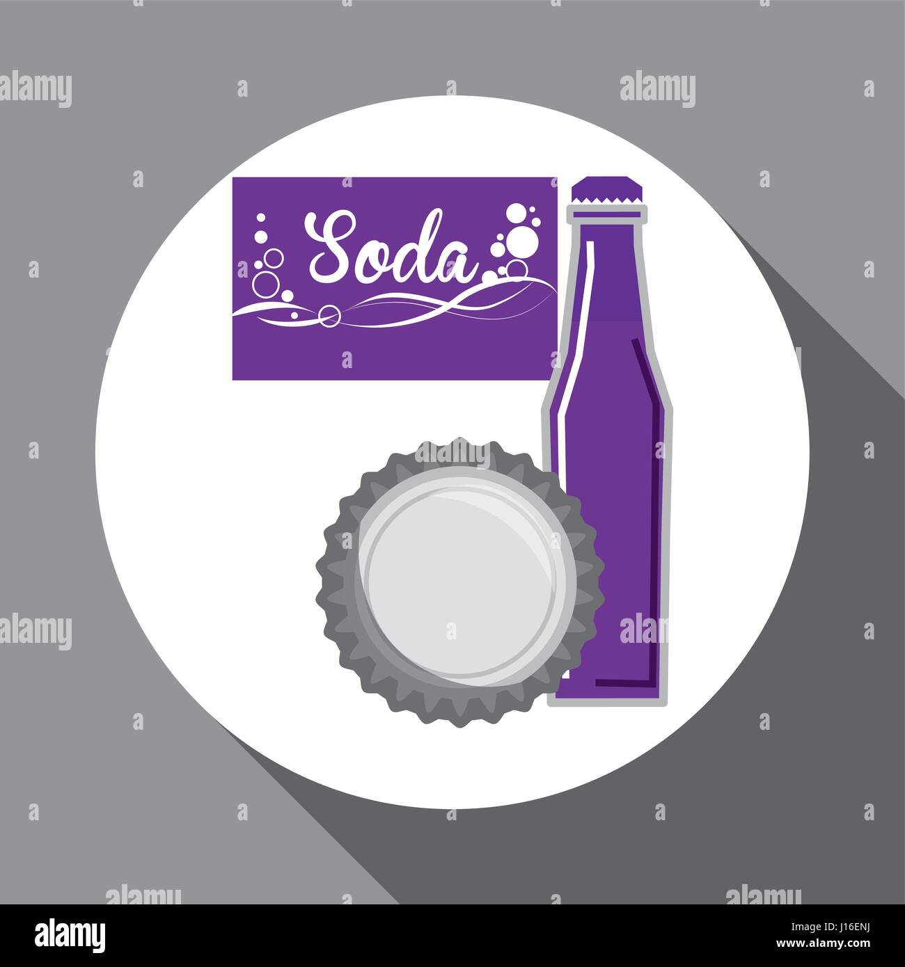 Soda concept with icon design, vector illustration 10 eps graphic Stock ...