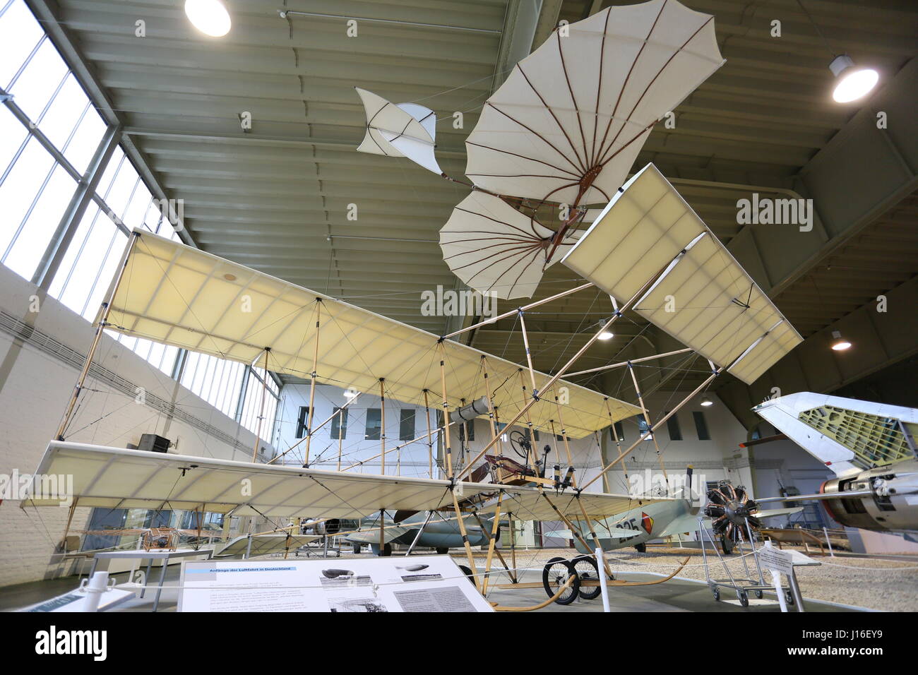 Berlin, Germany, April 5th, 2015: Military aircraft exhibition at Gatow ...