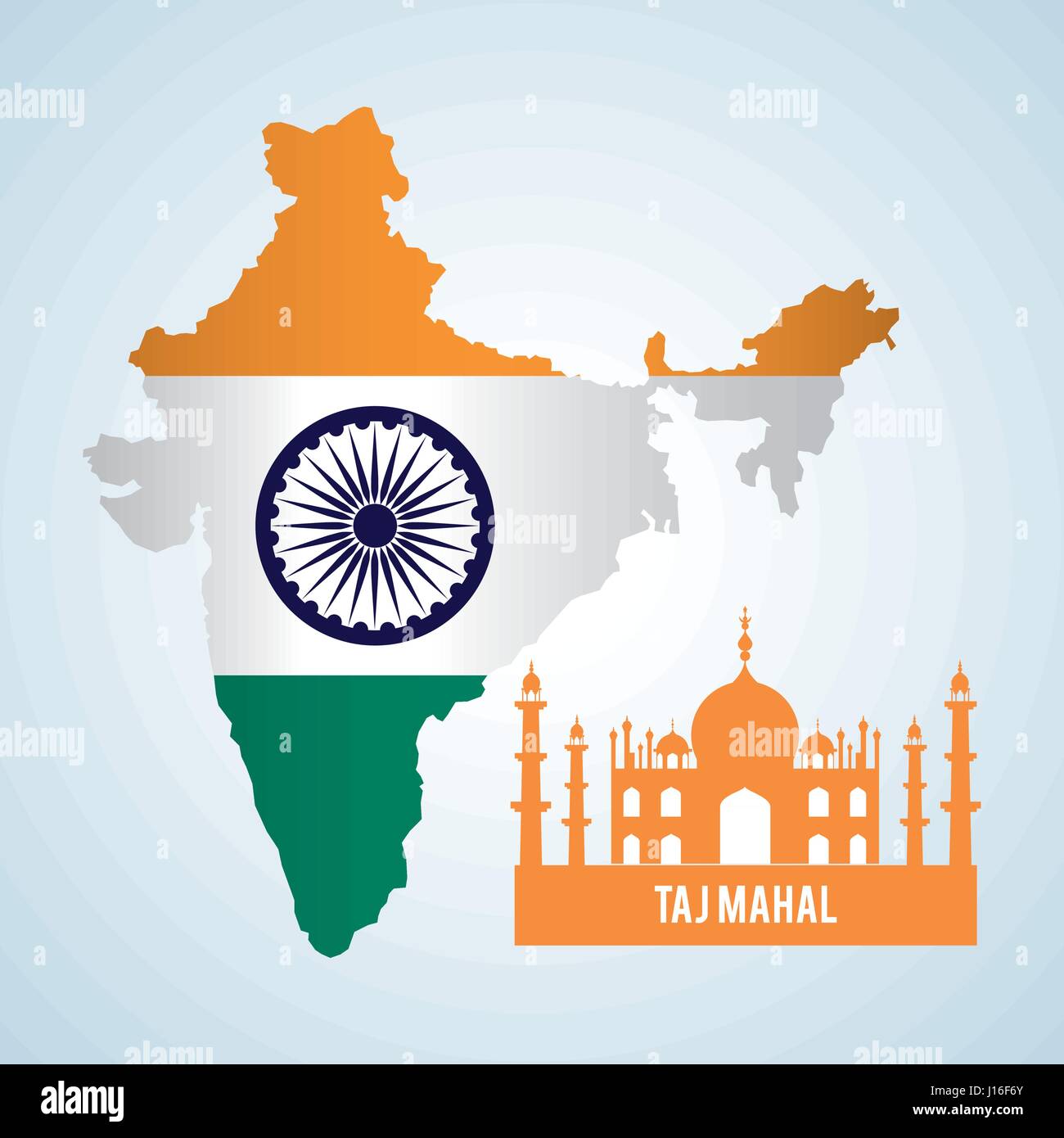 India concept with icon design, vector illustration 10 eps graphic ...