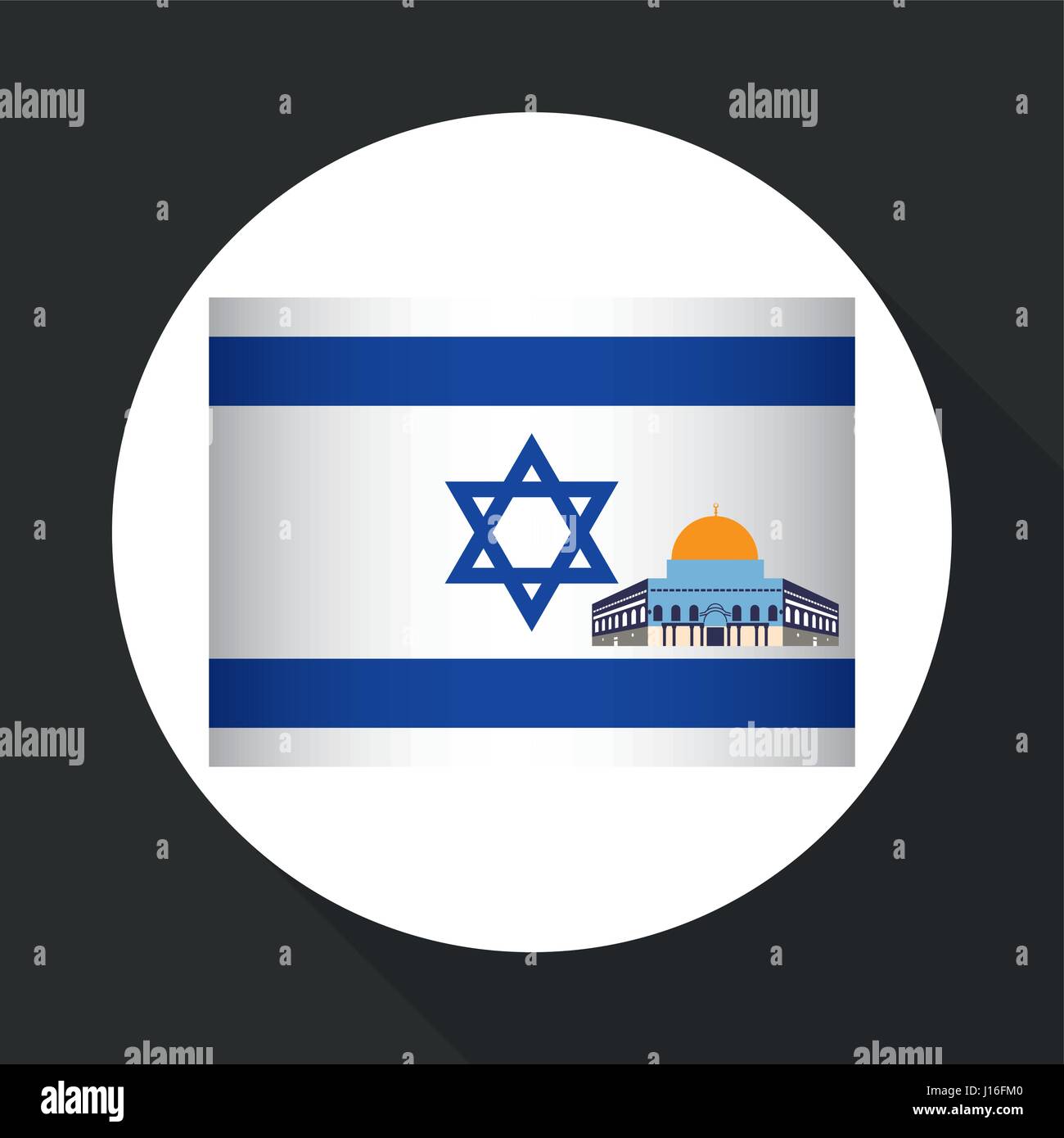 Israel concept with icon design, vector illustration 10 eps graphic ...