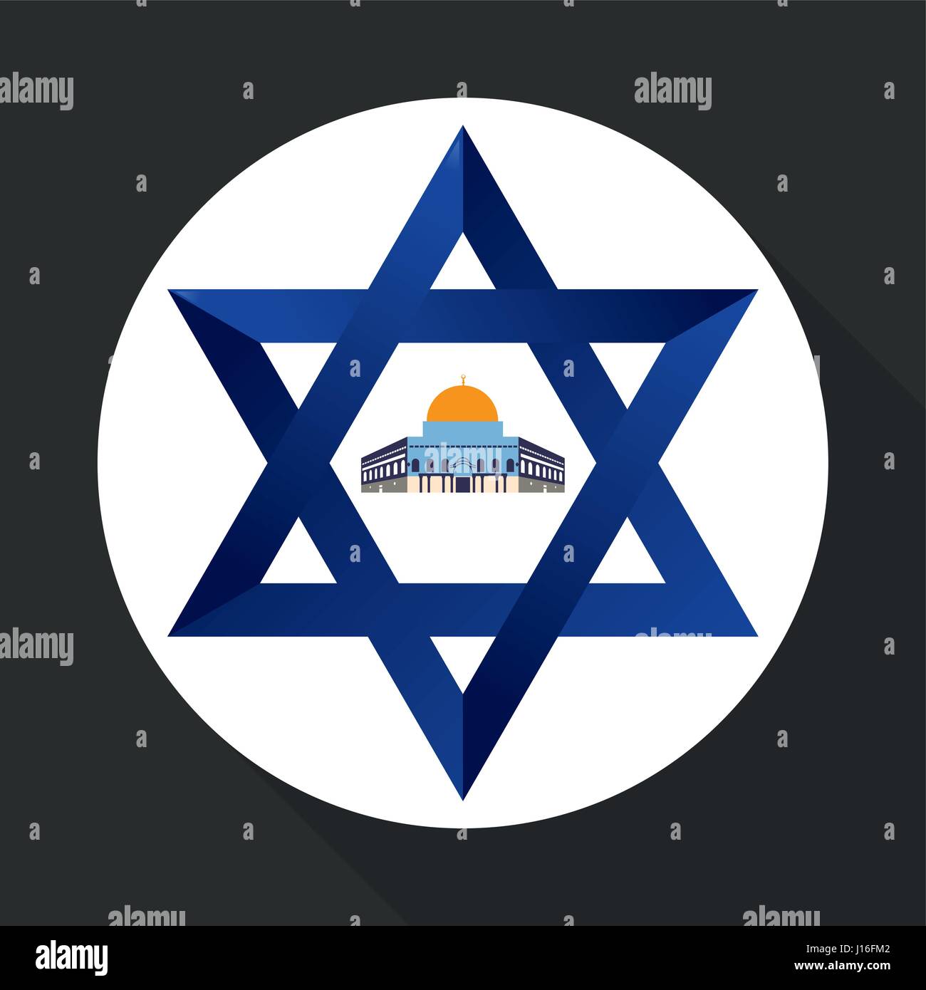 Israel concept with icon design, vector illustration 10 eps graphic ...