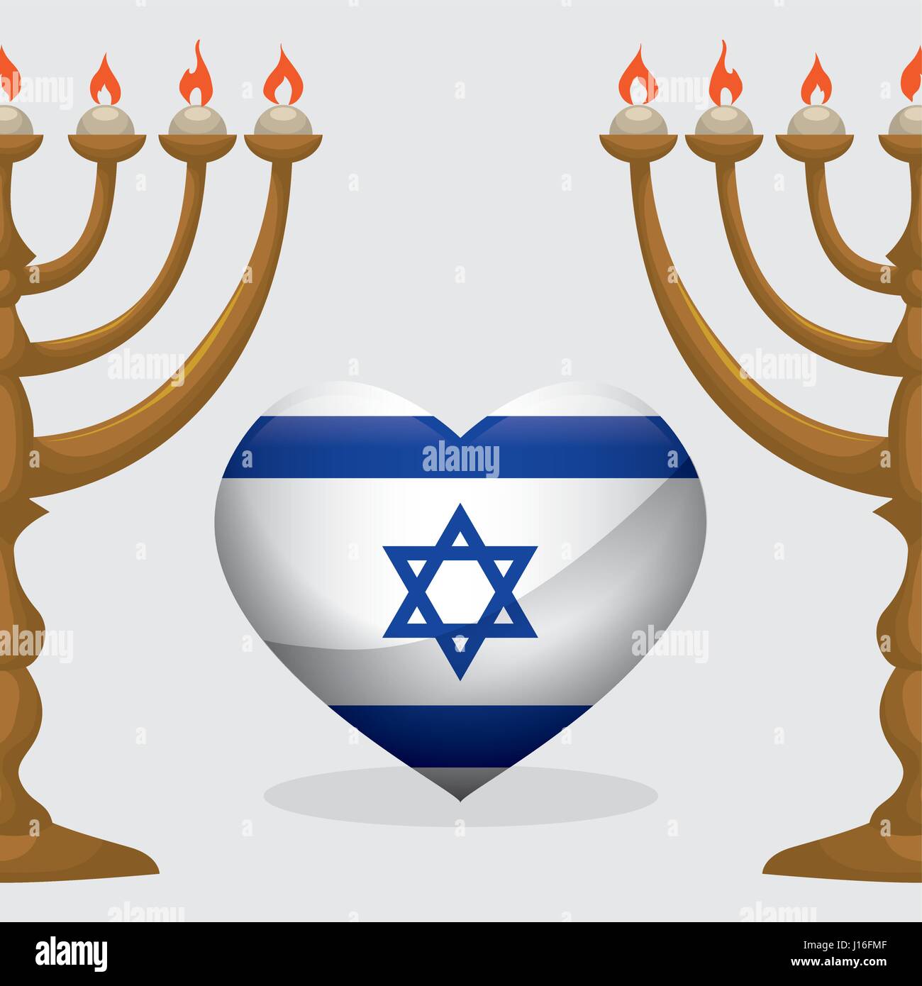 Israel concept with icon design, vector illustration 10 eps graphic ...