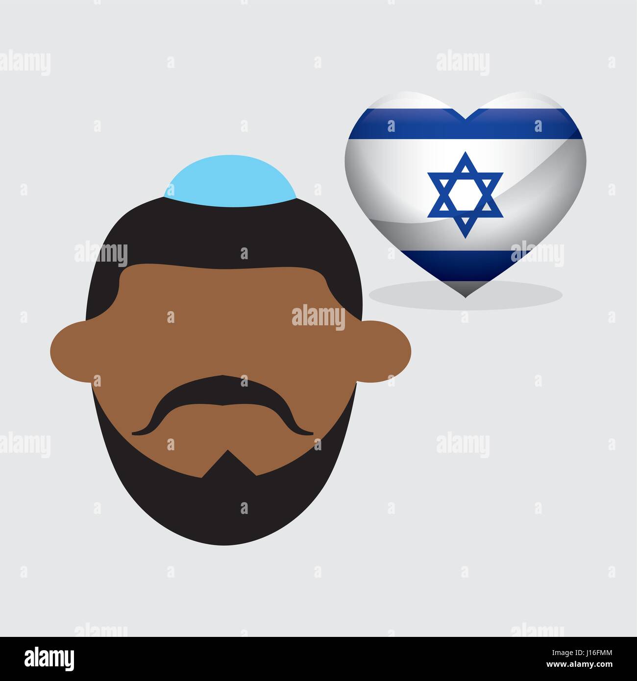 Israel concept with icon design, vector illustration 10 eps graphic ...