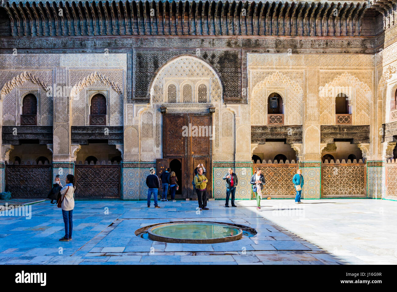Madrasa Bou Inania. Fes, Morocco, North Africa Stock Photo - Alamy