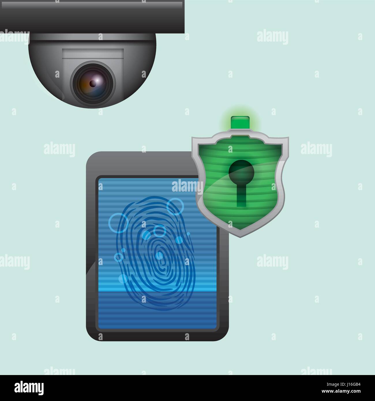 Threat cctv Stock Vector Images - Alamy