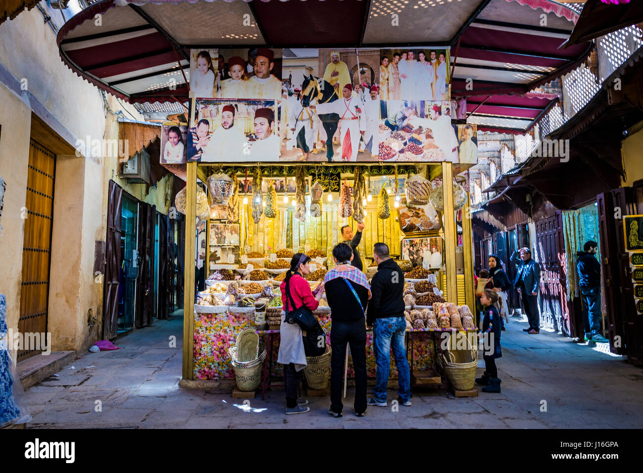 Local market, Fes, Morocco, North Africa Stock Photo - Alamy