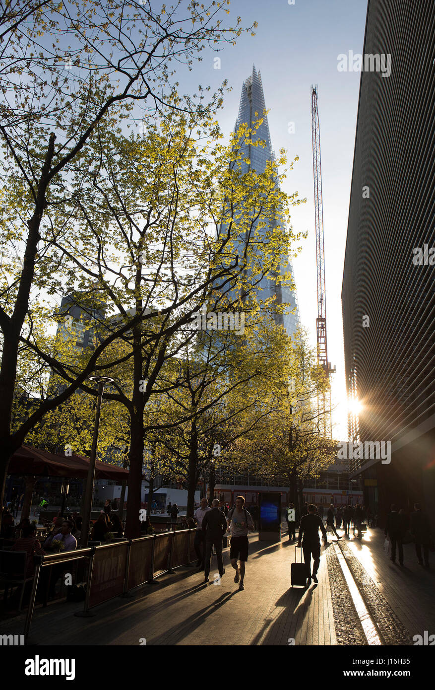 London City Skyline: The Shard Stock Photo - Alamy