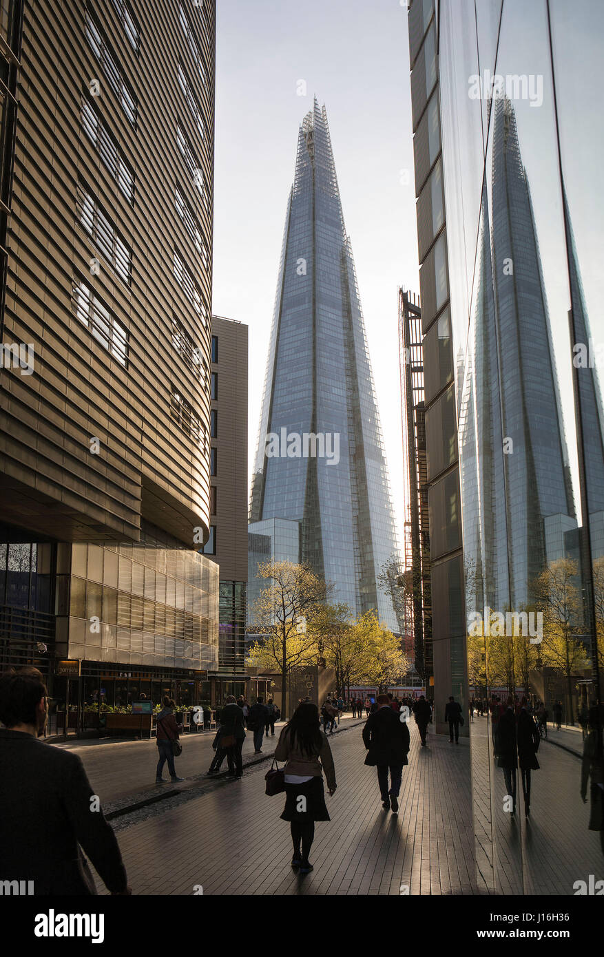 London City Skyline: The Shard Stock Photo - Alamy