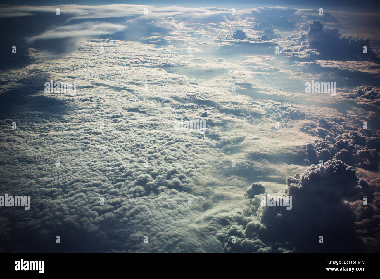 clouds from the airplane window Stock Photo - Alamy