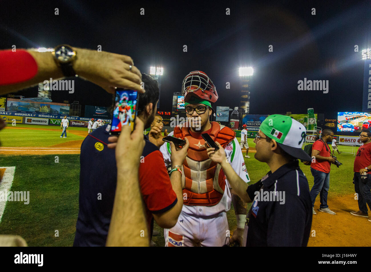 Professional sportsperson achievement standing holding hi-res stock ...