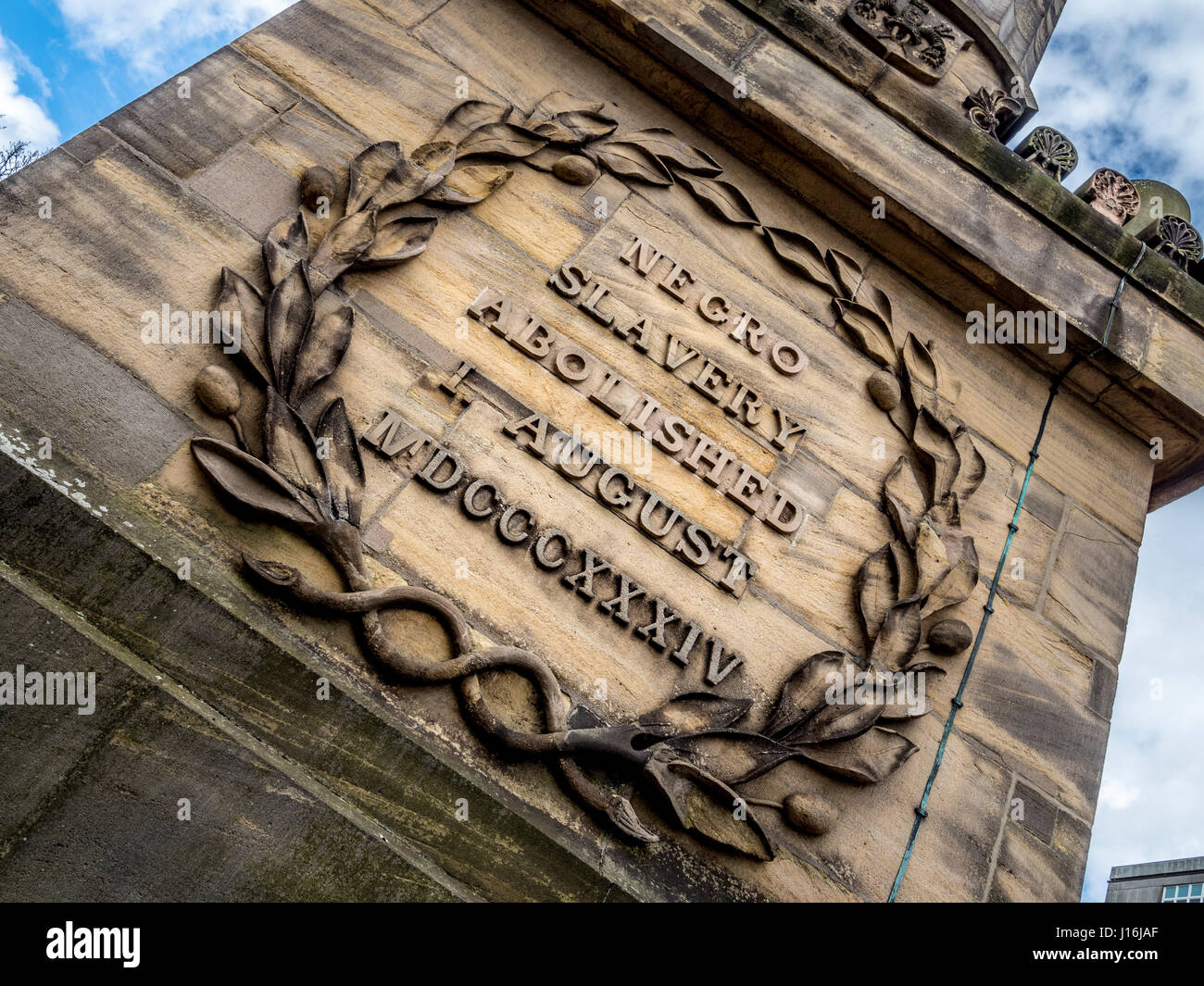 Inscription on William Wilberforce Monument, slave trade abolitionist ...