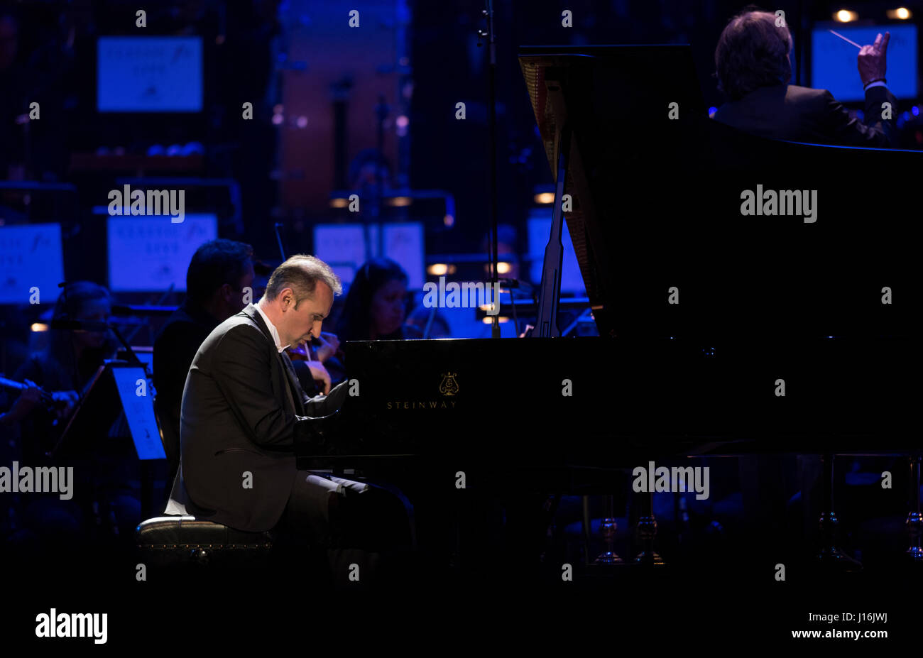 Pianist Simon Trpceski performs with The Bournemouth Symphony Orchestra ...