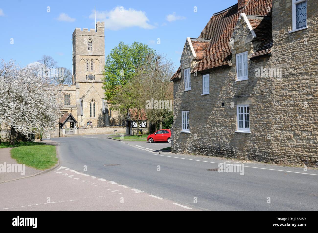 Old Rectory Cottage, Felmersham, Bedfordshire Stock Photo - Alamy