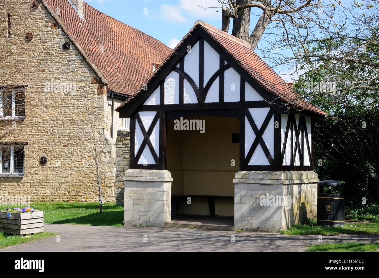 Shelter, Felmersham, Bedfordshire, which was erected in 1938 in memory ...