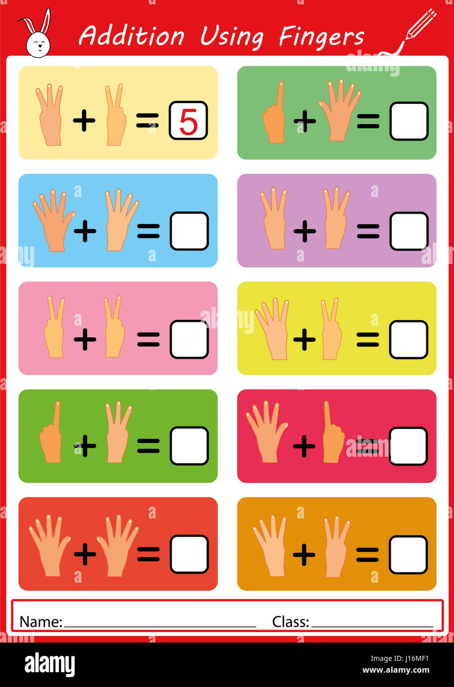 Math worksheet High Resolution Stock Photography and Images - Alamy