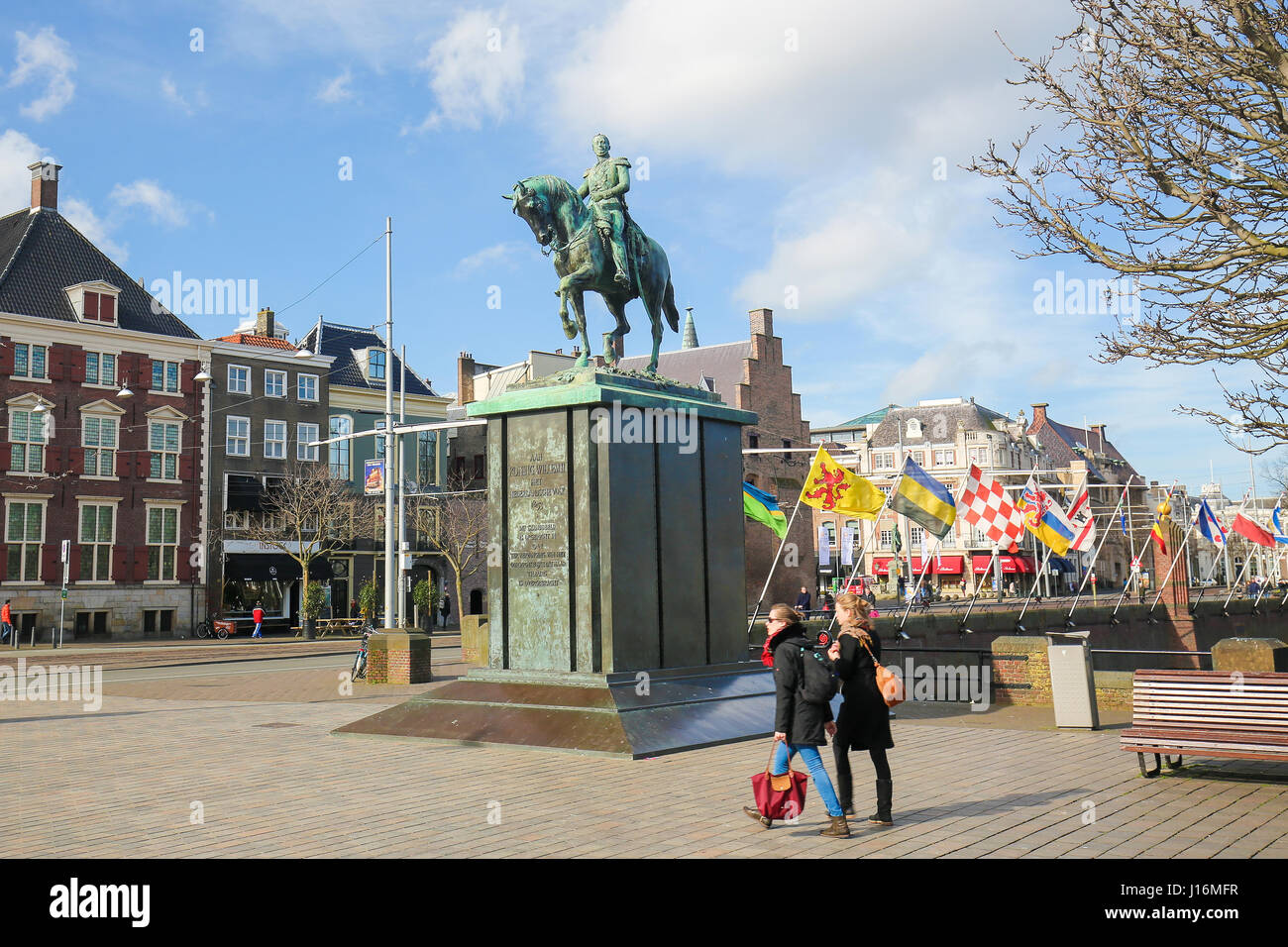 Equestrian Statue of King William II (1792-1849) of the Netherlands at ...