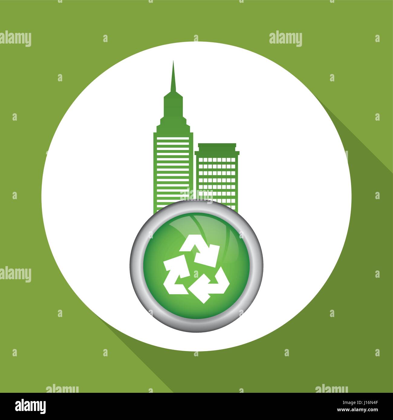 Eco design. Green icon. Isolated illustration , vector Stock Vector ...