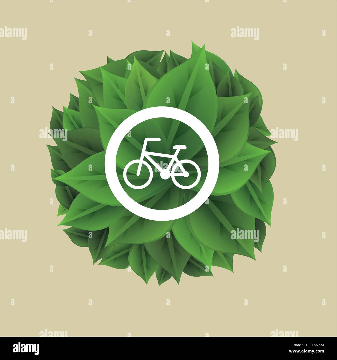 Eco design. Green icon. Isolated illustration , vector Stock Vector ...