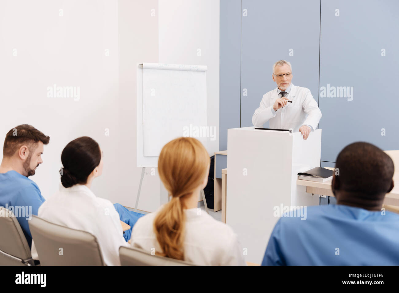 Professor giving lecture hi-res stock photography and images - Alamy
